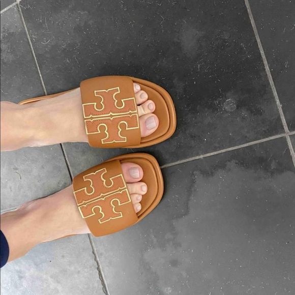 Tory Burch | Shoes | Tory Burch Double T Slide Sandal | Poshmark